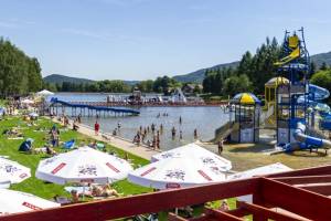 Zalew Radkowski noclegi, plaża, kąpielisko - Nocowanie.pl